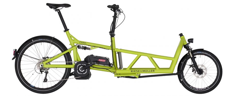 Familien können Lasten-E-Bike Load Hybrid kostenlos testen