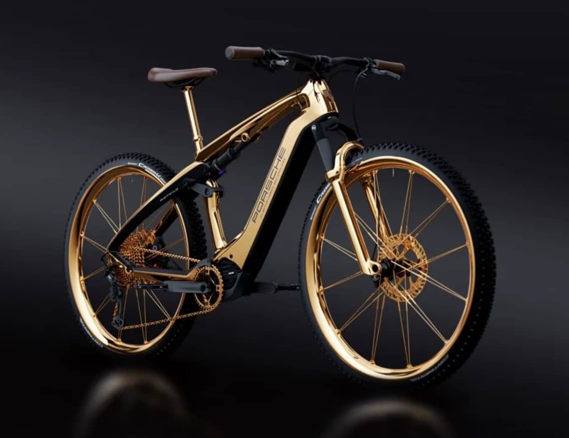E-Bike aus Gold: Dieses Porsche-Bike ist absurd teuer
