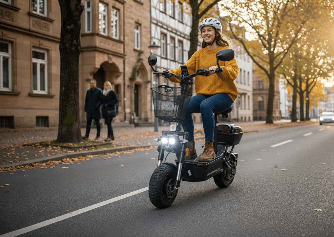 Erstaunlich E Scooter Mit Sitz Bild